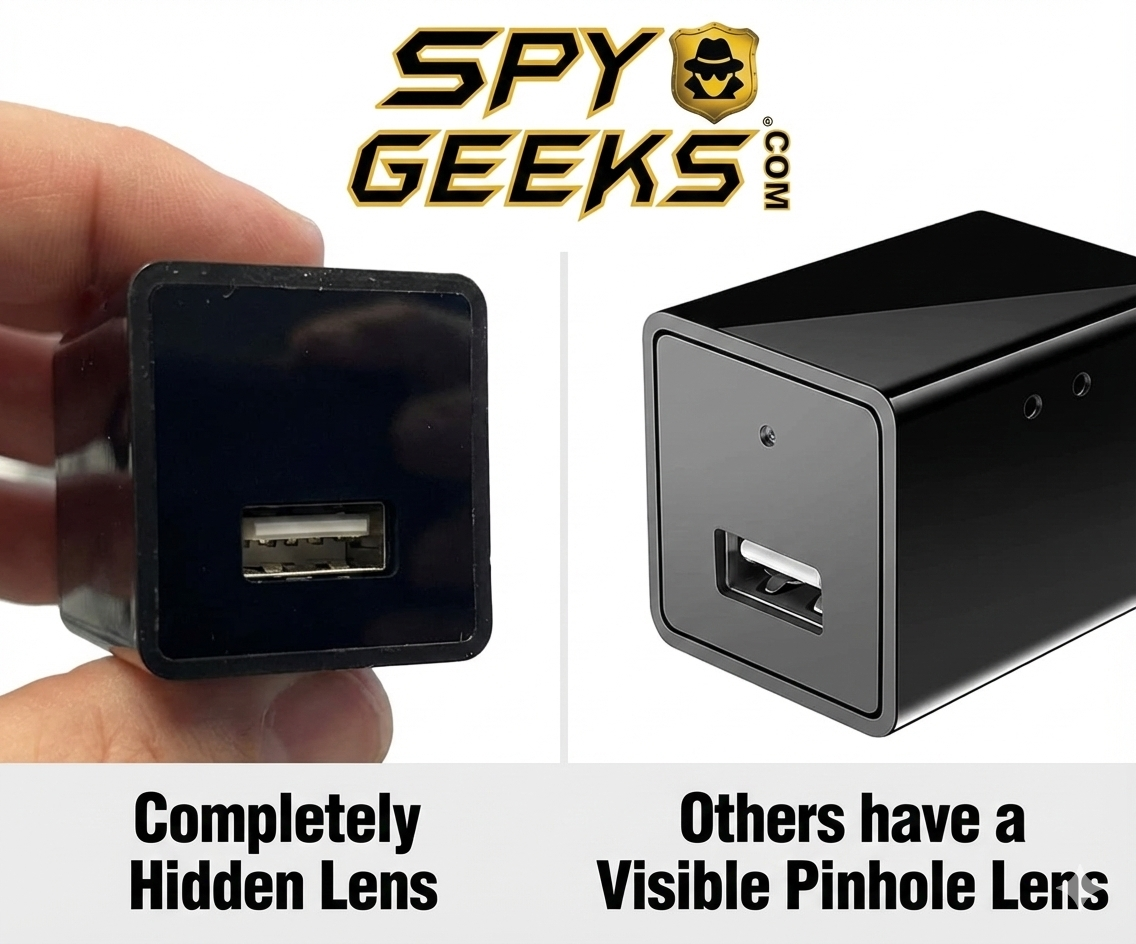 USB Charger Spy Cam 4K – Spy Geeks